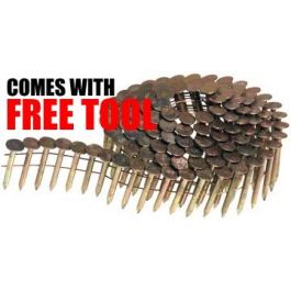 SureFit RN32-S-SKID Coil Roofing Nails | Nail Gun Depot