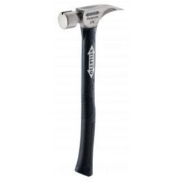 Stiletto 14oz Smooth Face 16" Curved Handle Hybrid Framing Hammer ...